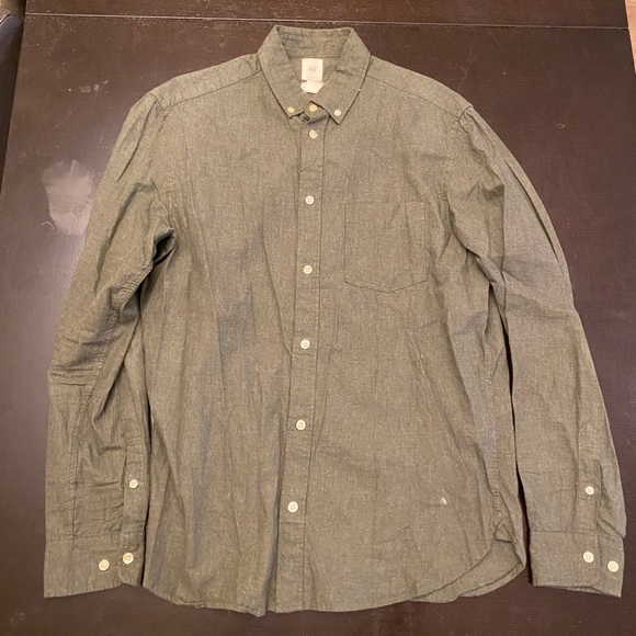 H&M | Shirts | Hm Mens Long Sleeve Shirt | Poshmark